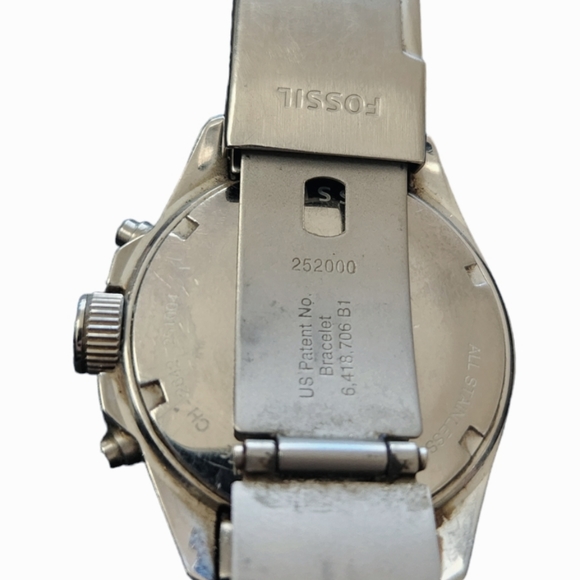 Fossil | Accessories | Fossil Atm Decker Chronograph Black Dial Ch2842 ...